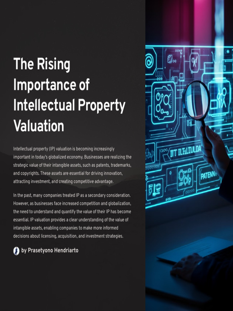 The Rising Importance of Intellectual Property Valuation PDF | PDF ...