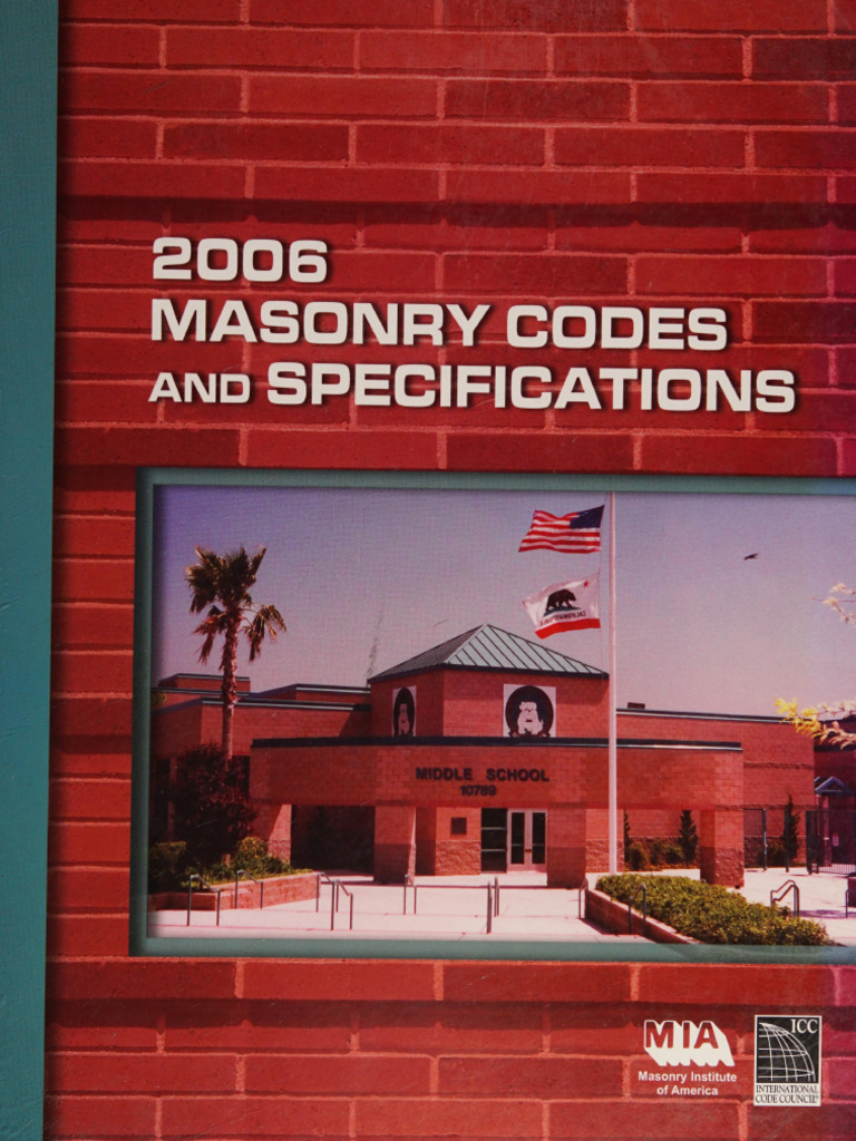 2006 Masonry Codes and Specification MIA ICC 2006 | PDF