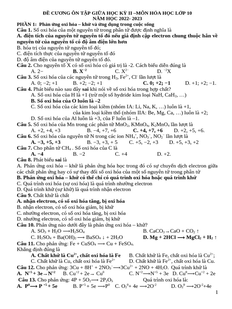 Đề-cương-ôn-tập-giữa-kỳ-II-2k7 | PDF