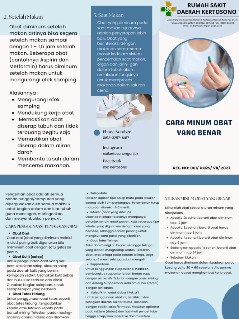 Aturan Minum Obat yang Benar | PDF