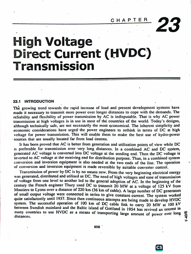 FACTS and HVDC - Ashfaq Hossain | PDF