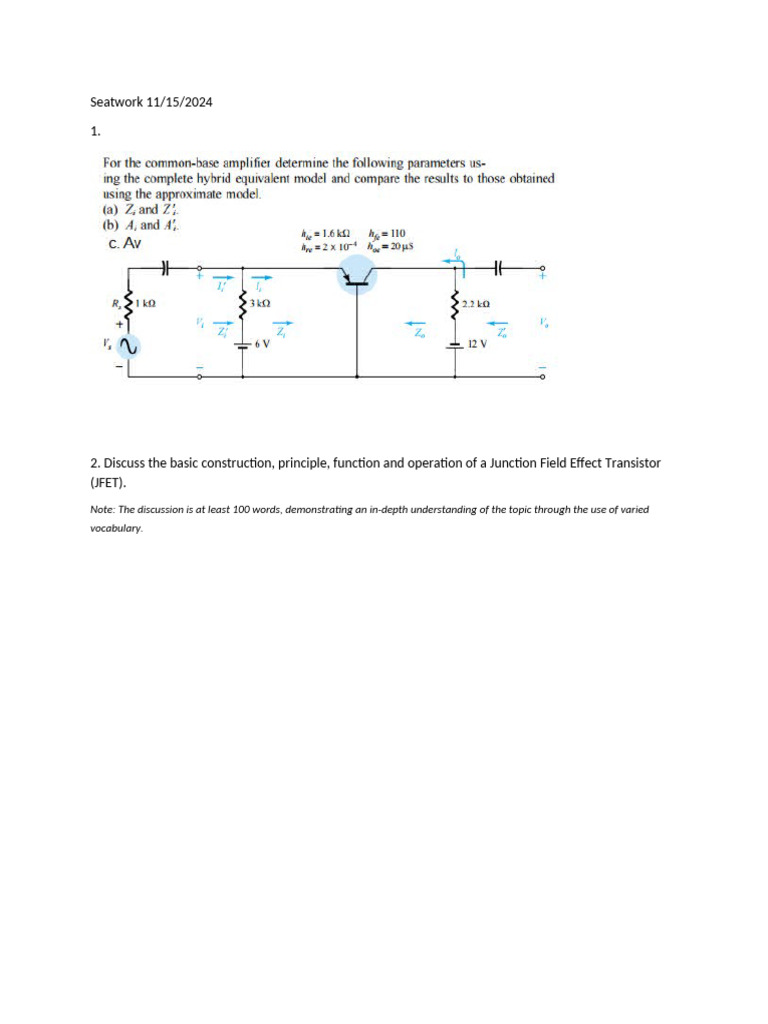 Seatwork-11 15 2024 | PDF