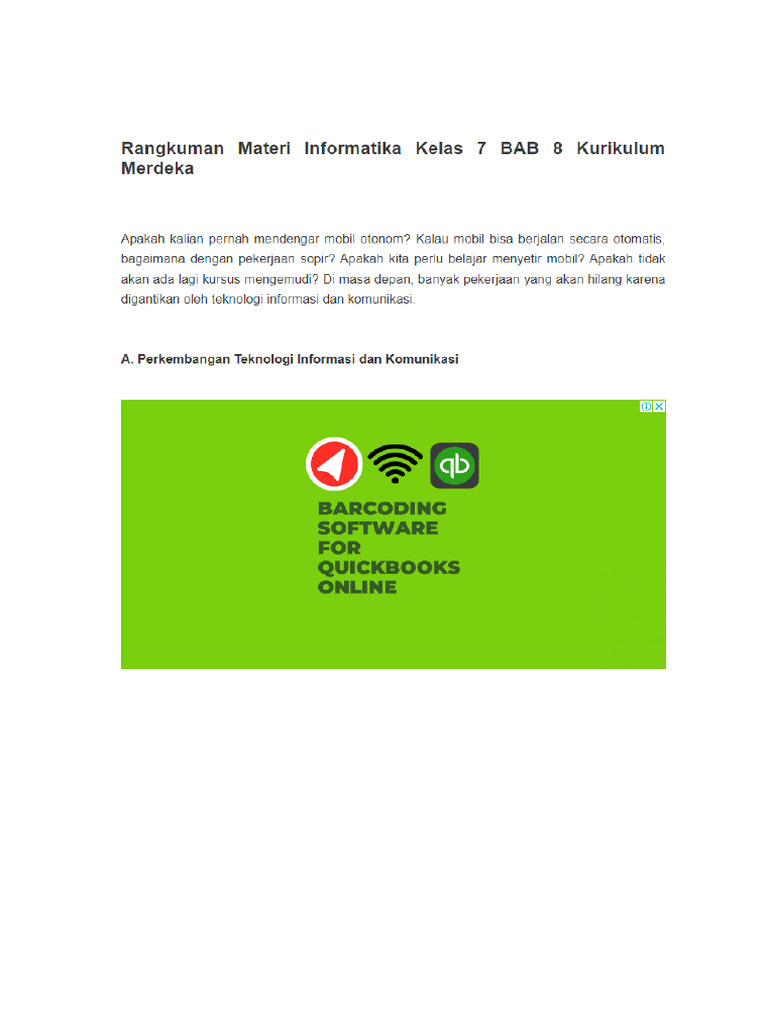 3-Materi K-7-Bab 8-DSI Dampak Sosial Informatika | PDF