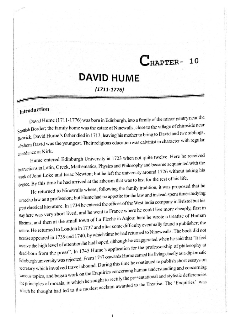 David Hume | PDF
