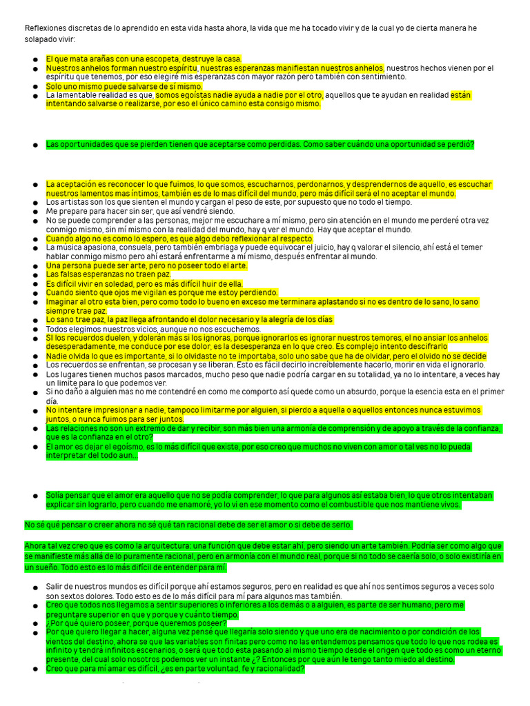 Reflexiones Discretas de Lo Aprendido en Esta Vida Hasta Ahora - Docx - 20241206 - 200814 - 0000 ...