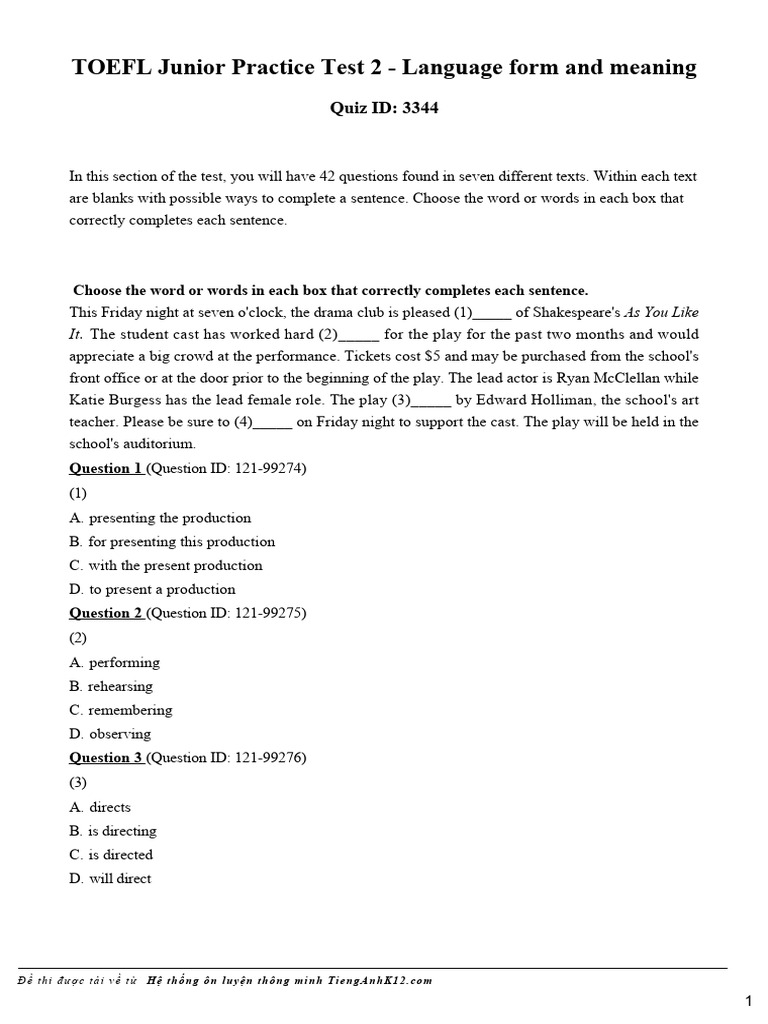 Quiz_3344_toefl-junior-practice-test-2---language-form-and-meaning ...