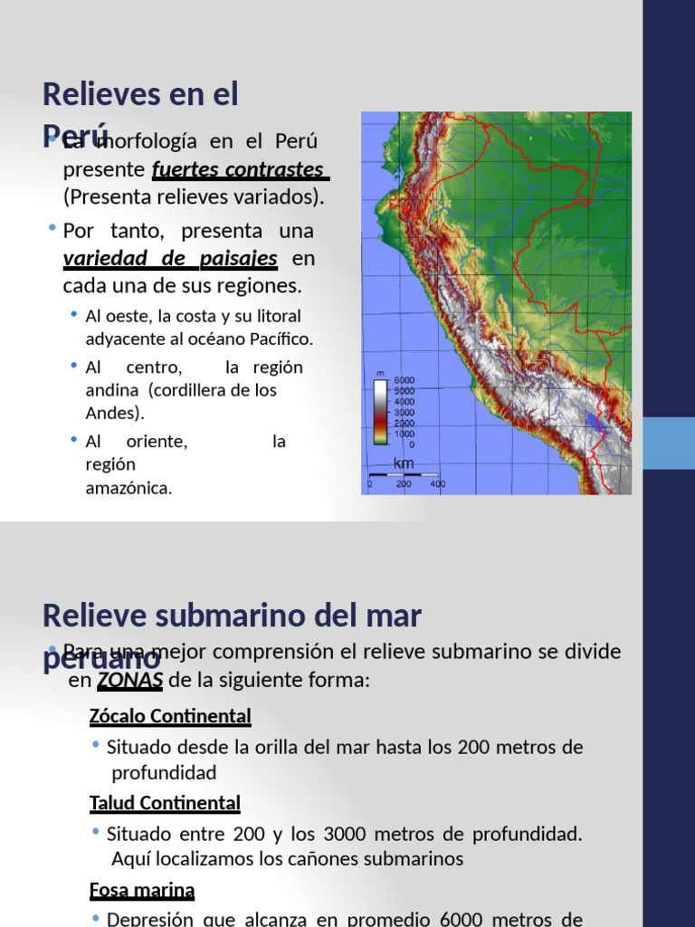 Relieves Geográficos del Perú | PDF | Andes | Perú