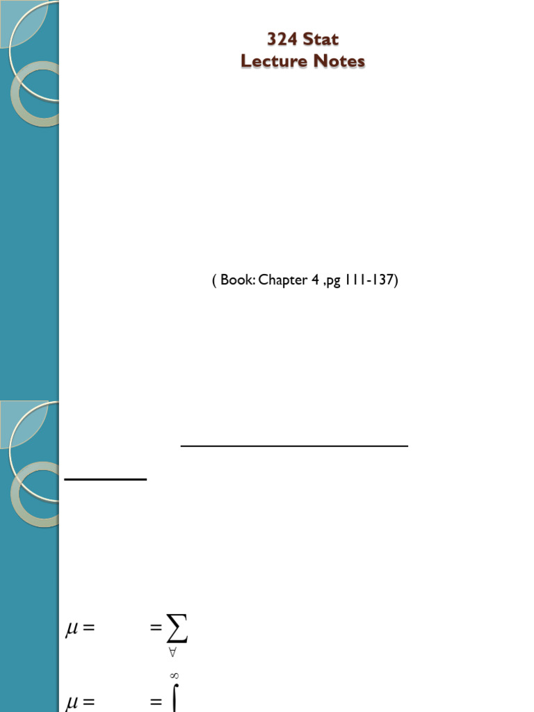Mathematical Expectations 2 | PDF | Expected Value | Mathematics
