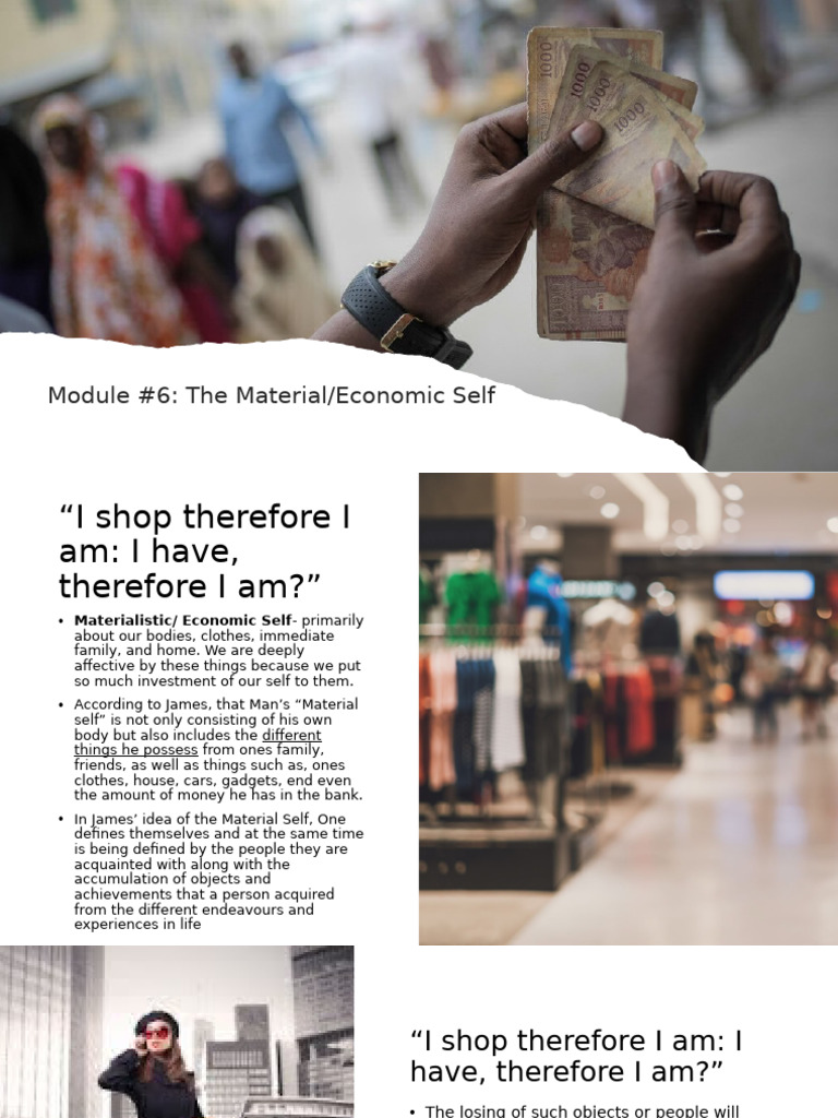 UTS Module 6-8 [Autosaved] | PDF | Identity (Social Science) | Consumerism