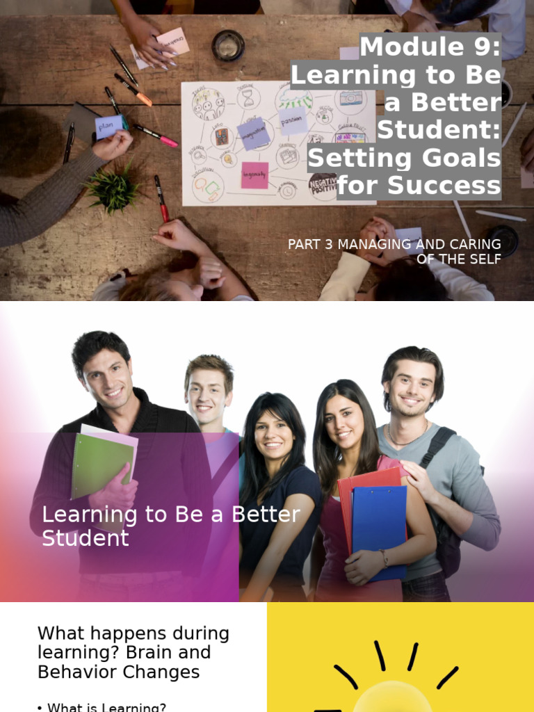 Part 3 Managing and Caring of The Self | PDF | Goal | Stress (Biology)