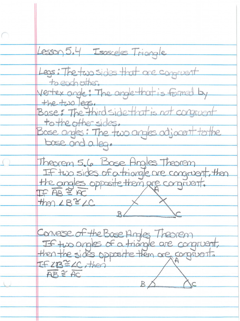 HG Lesson 5.4 Notes | PDF
