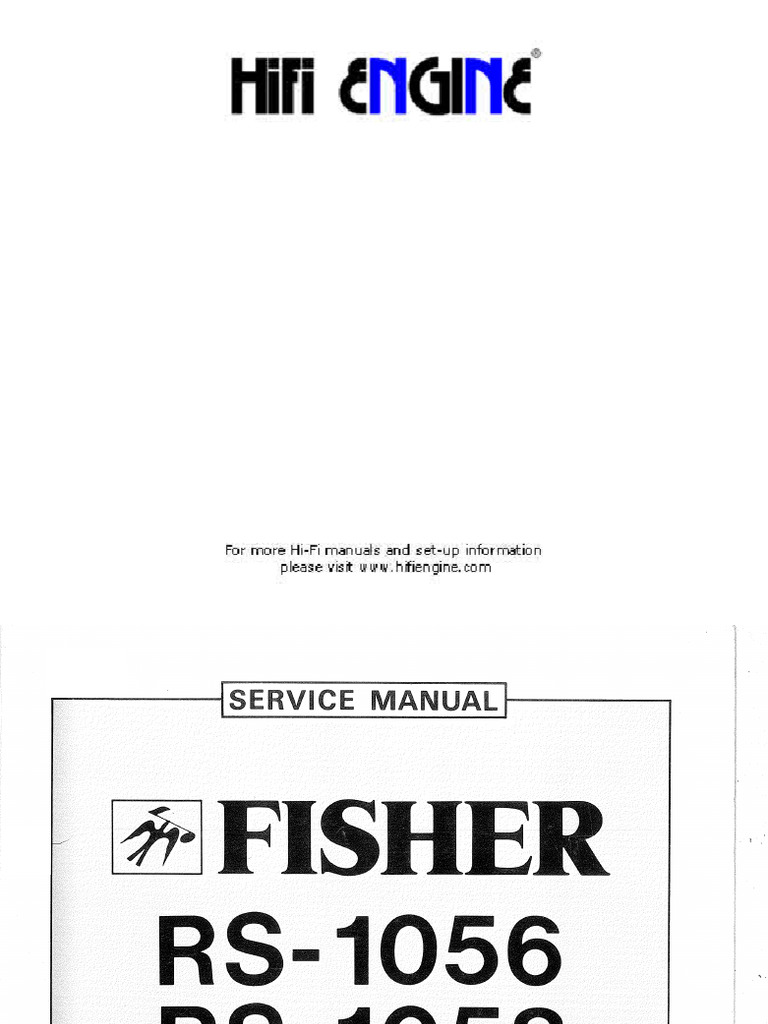 Hfe Fisher rs-1056 1058 Service | PDF
