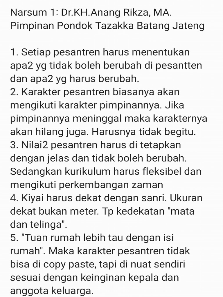 Karakter Pesantren Muhammadiyah - 241120 - 111613 | PDF