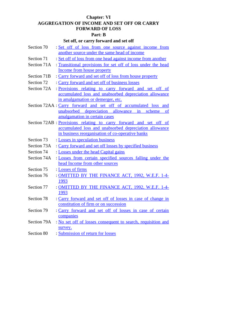 Income Loss Set Off Guidelines | PDF