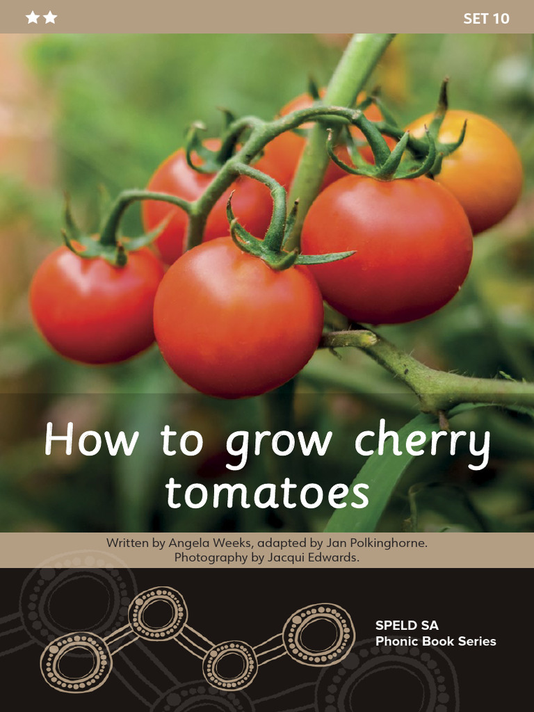 SPELD SA Set 10.2 Book8 How To Grow Cherry Tomatoes | PDF | Linguistics | Human Communication