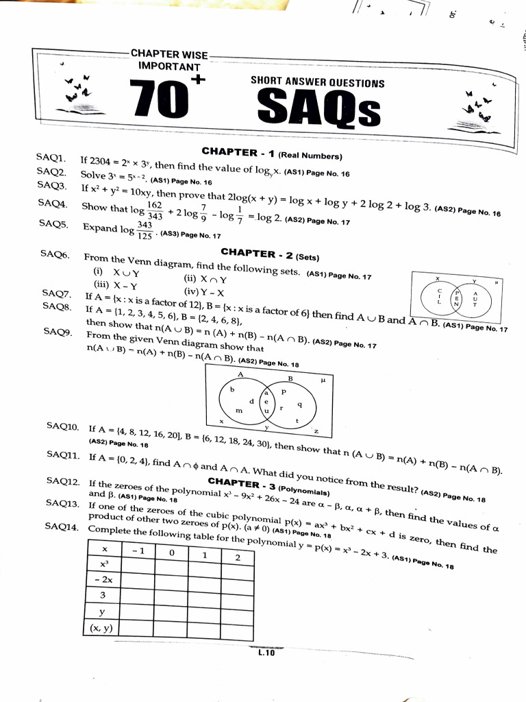SIA Math Important Questions | PDF | Trigonometric Functions | Circle