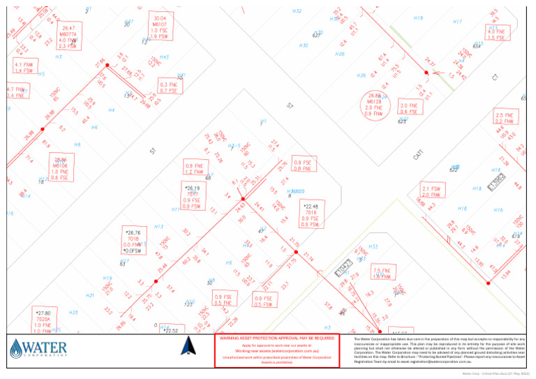 248068088 - Water Corp - Critical Sewer Assets Plan | PDF