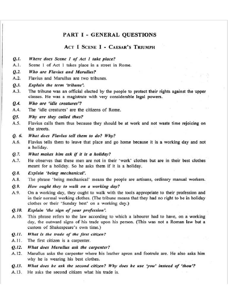 Julius Caesar | PDF
