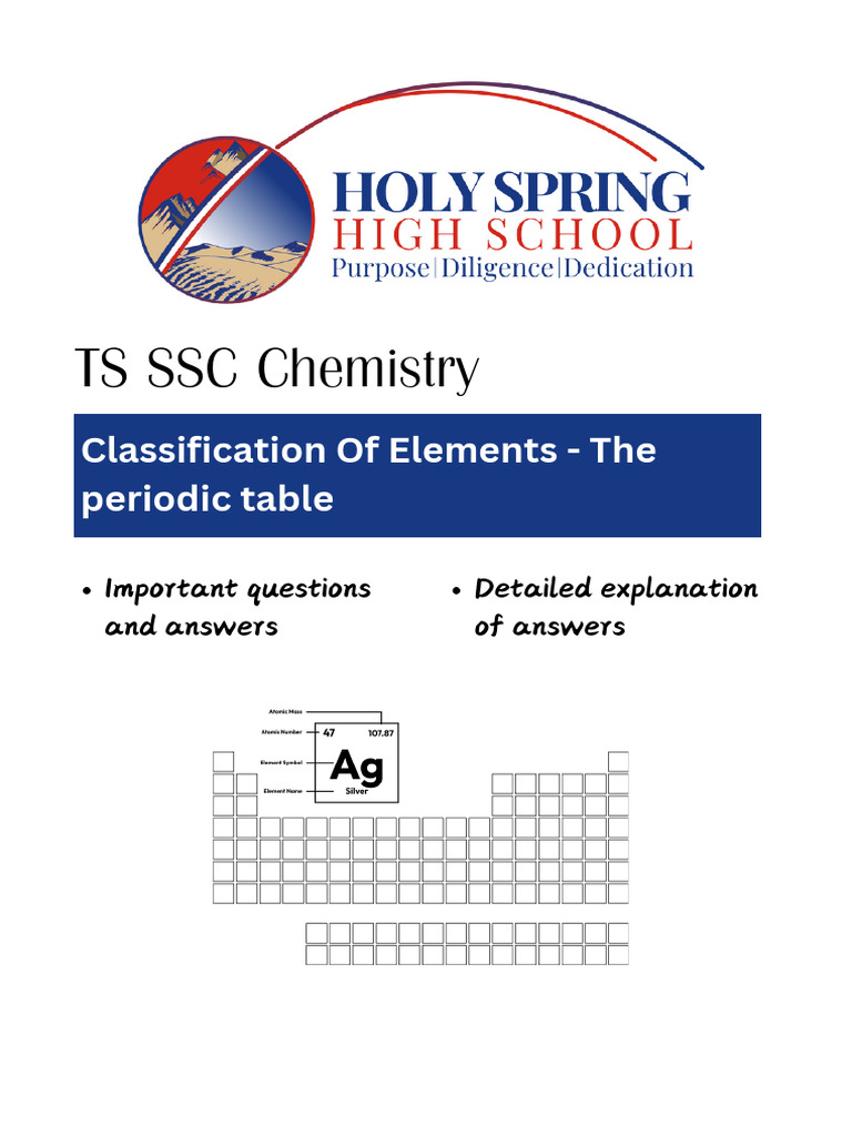 Classification of Elements - the periodic table (1) | PDF | Electron ...