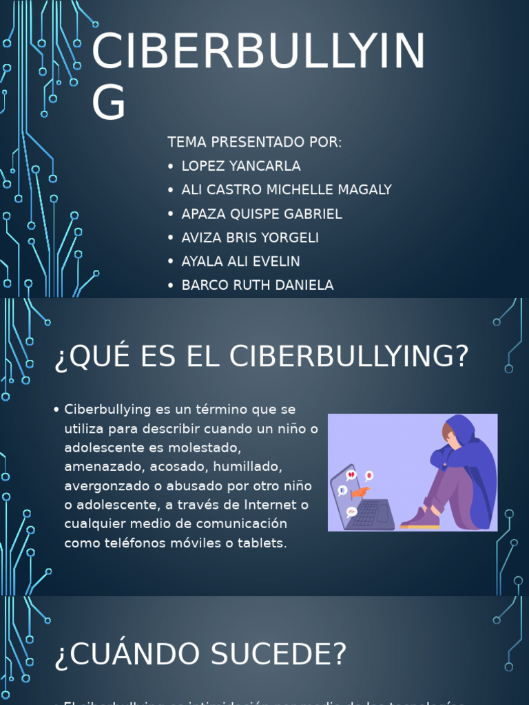 Ciberbullying: Definición y Prevención | PDF | Acoso cibernético