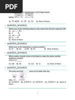 Grade 4 Maths Sample Papers with Answers | PDF | Elementary Geometry
