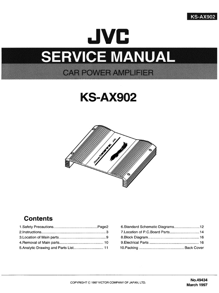 JVC Ks-Ax902 | PDF