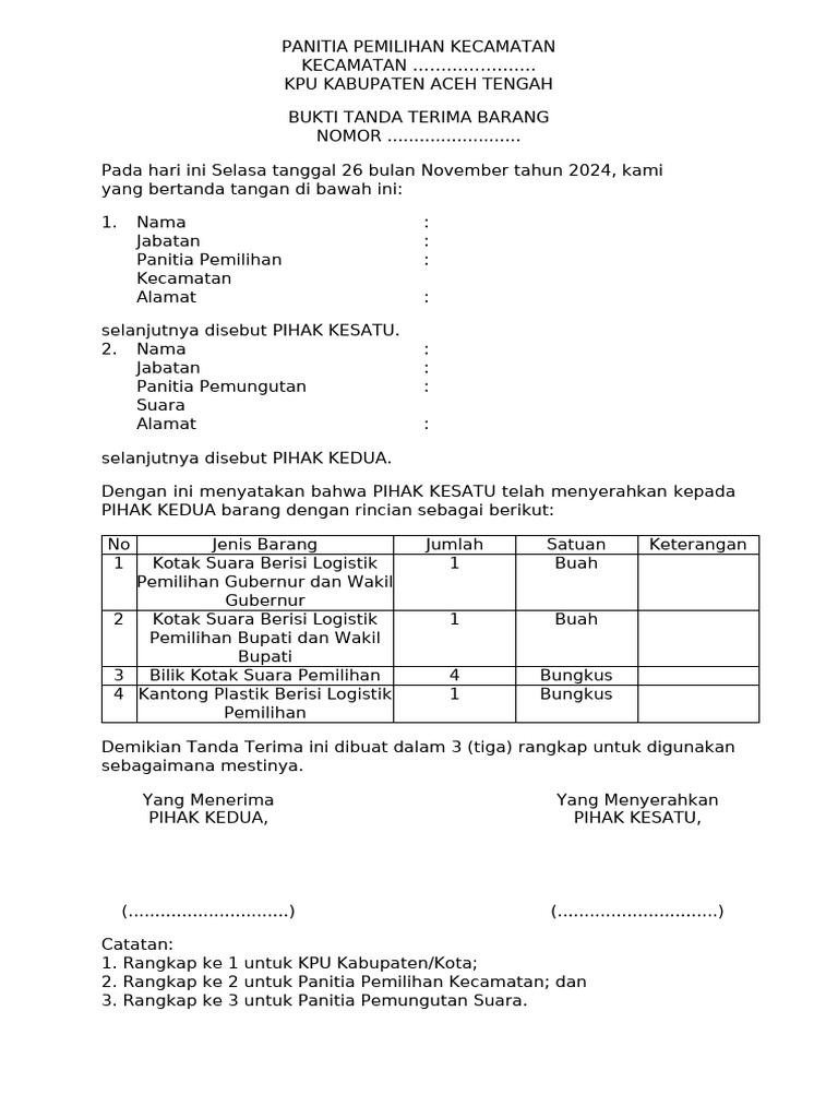 Contoh BTTB PPS Untuk Bimtek | PDF