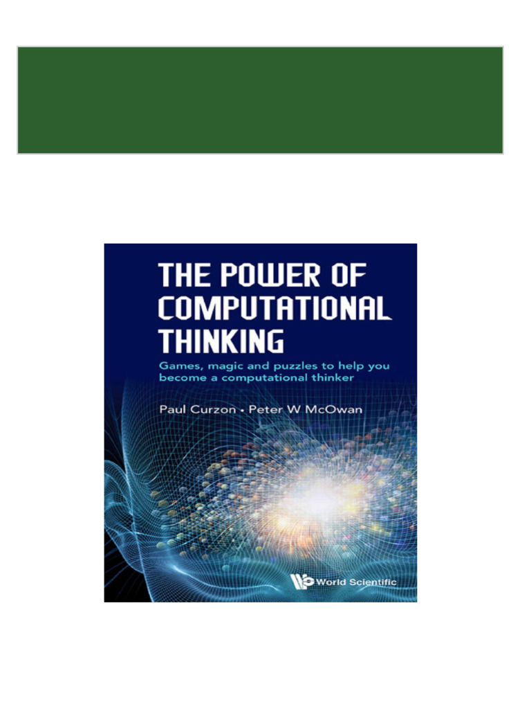 Full Power of Computational Thinking Games Magic and ...