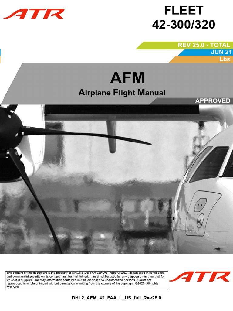 Dhl2 Afm 42 Faa L Us Full Rev25.0 | PDF | Federal Aviation ...