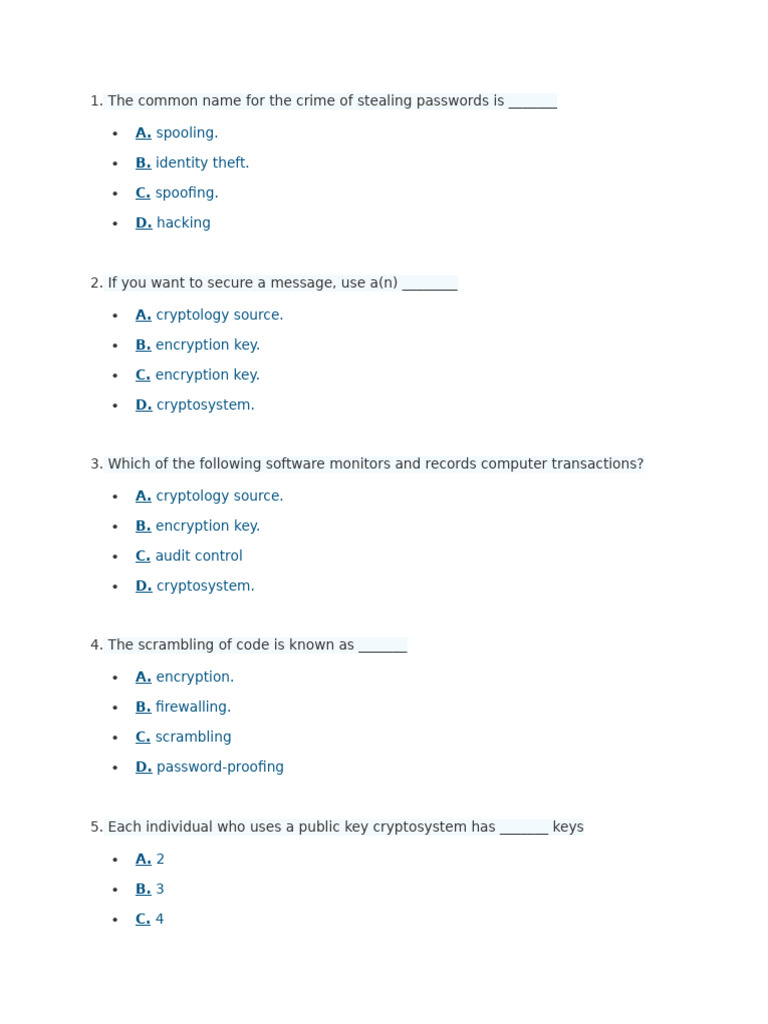 Digital Awareness MCQ | PDF | World Wide Web | Internet & Web