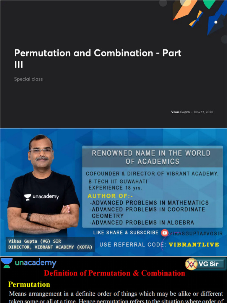Permutation and Combination Part III With Anno | PDF