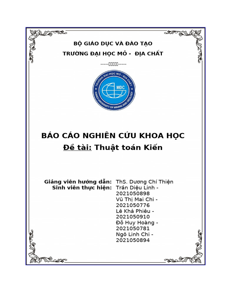 Nghiên C U KHSV 2023 | PDF