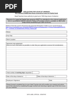 Acting Allowance Application Form | PDF | Government | Justice