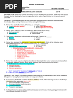 PNLE Practice Test 250 Items With Rationalization | PDF | Nursing ...