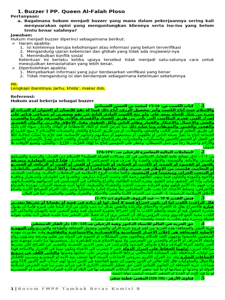 Rusem FMPP 42 Kom B Rumusan | PDF