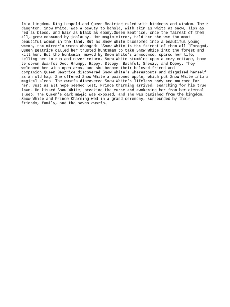 English Story | PDF
