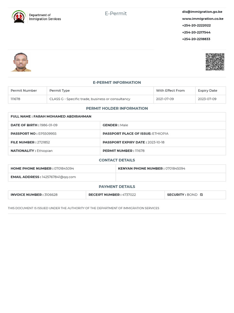 E Permit | PDF