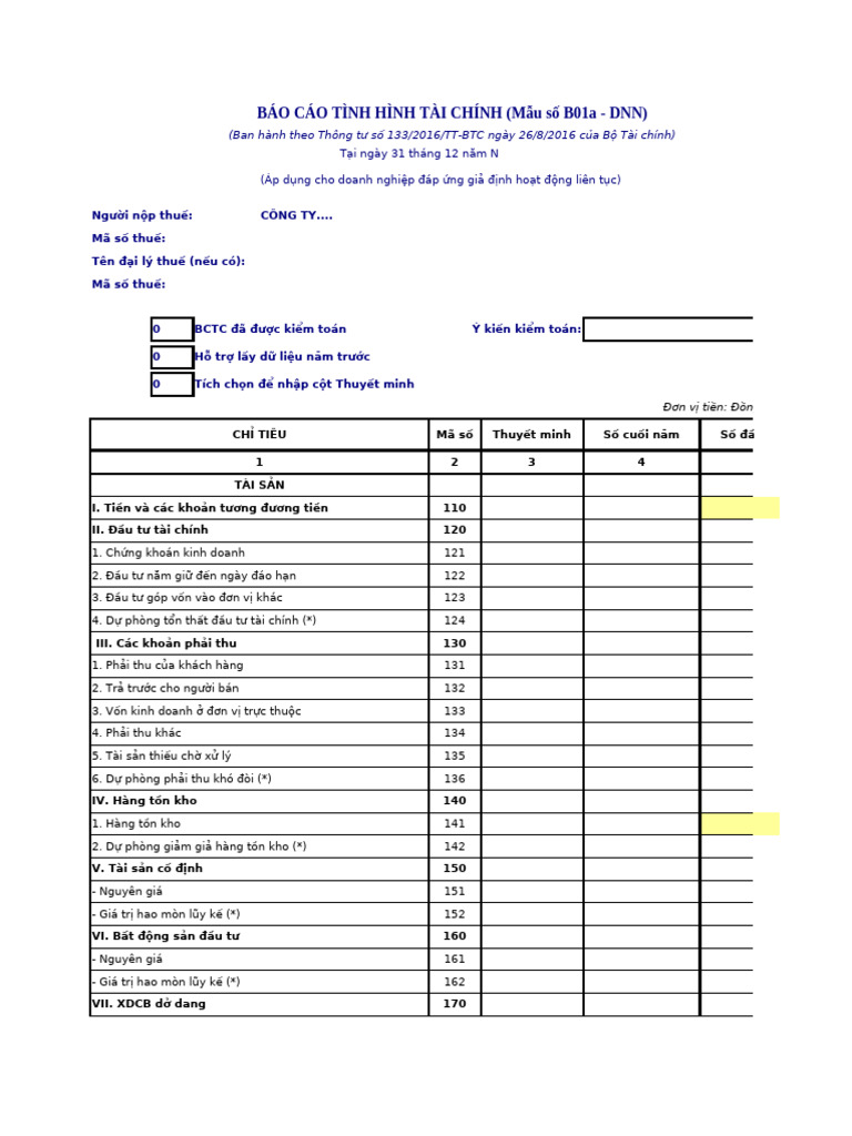 Bang Can Doi Ke Toan | PDF