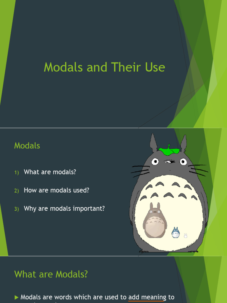 Understanding Modals for ESL Students | PDF | Verb | Languages