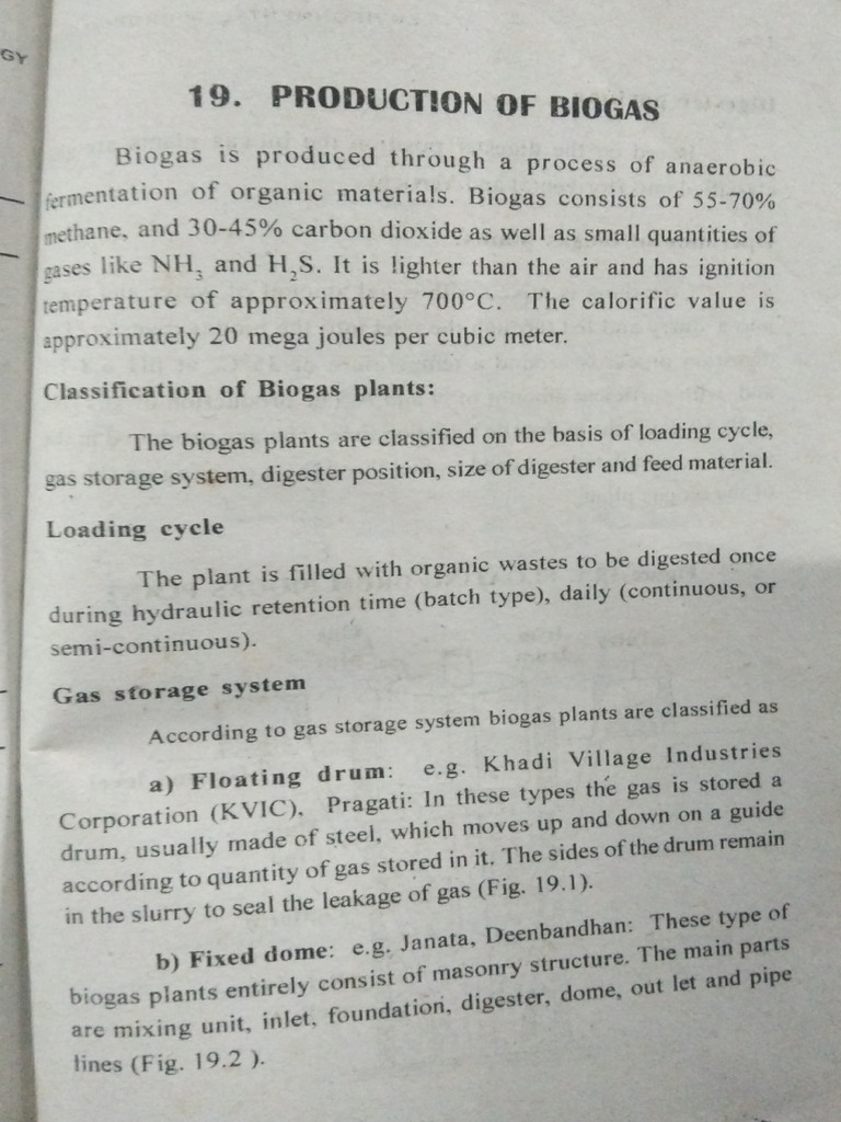 Biogas - simple note | PDF | Anaerobic Digestion | Biogas