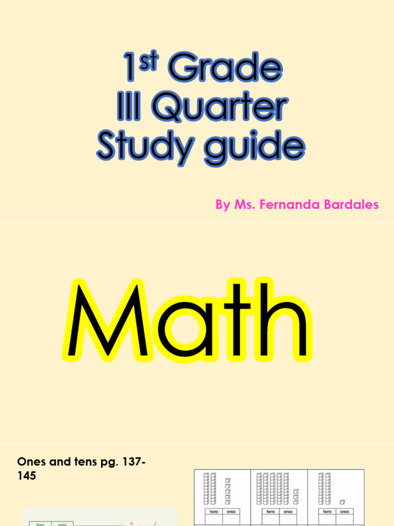 1st Grade Study Guide | PDF | Morphology | Linguistic Typology