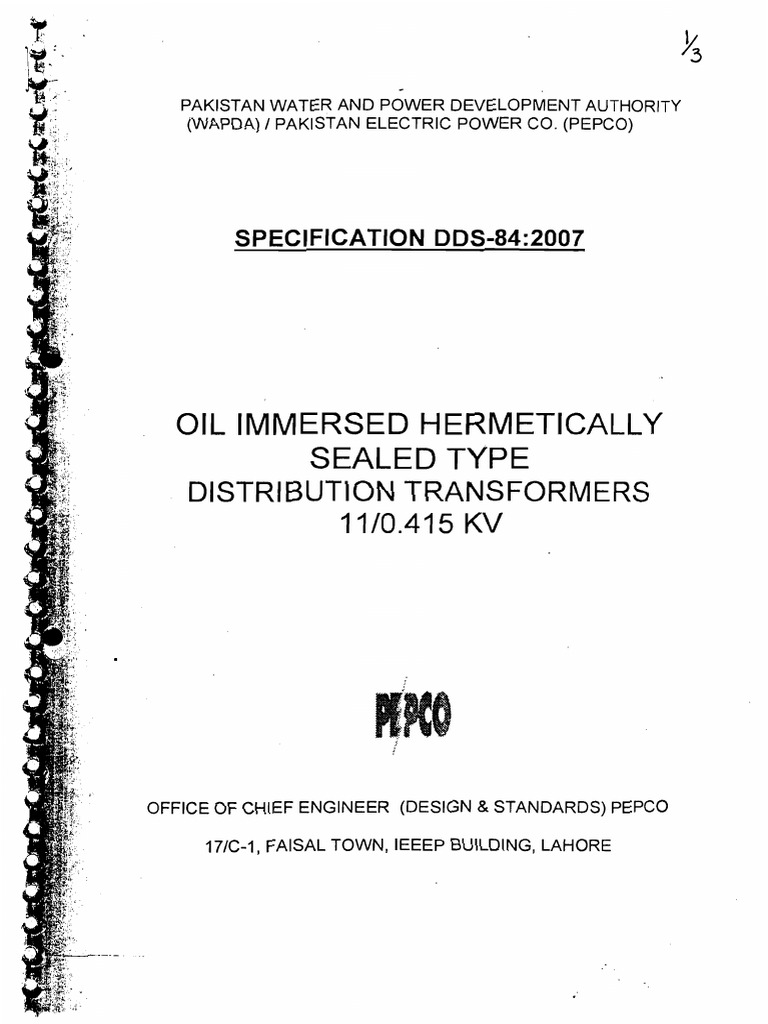 DDS-84 (Type Tests) | PDF