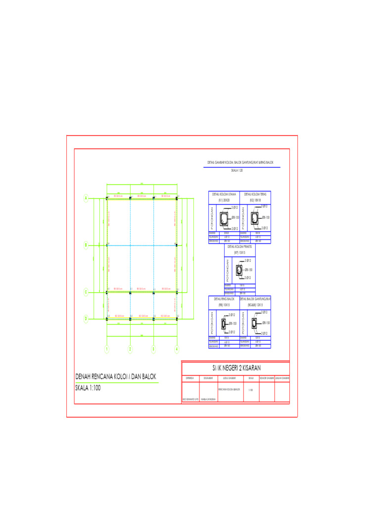 Denah Ruang Kelas Xi Dpib | PDF