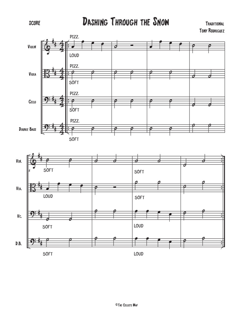 Partition de "Dashing Through the Snow" | PDF