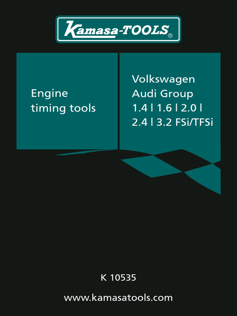 Volkswagen Timing Tools | PDF | Rotating Machines | Engines