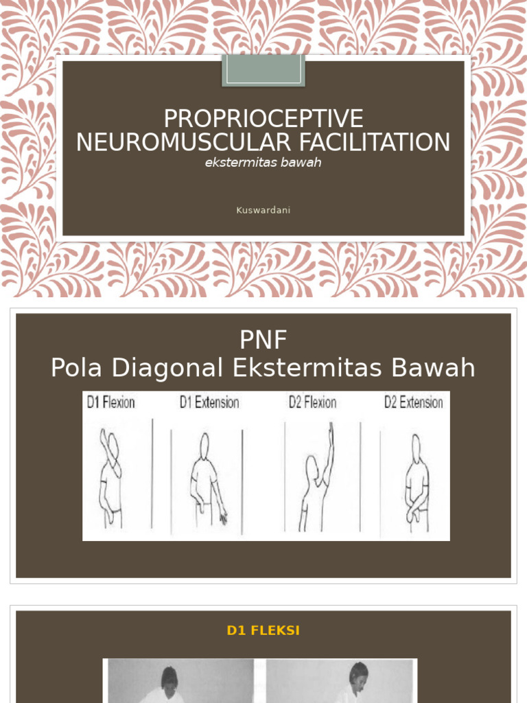 PNF Ekstermitas Bawah Ke 13 | PDF