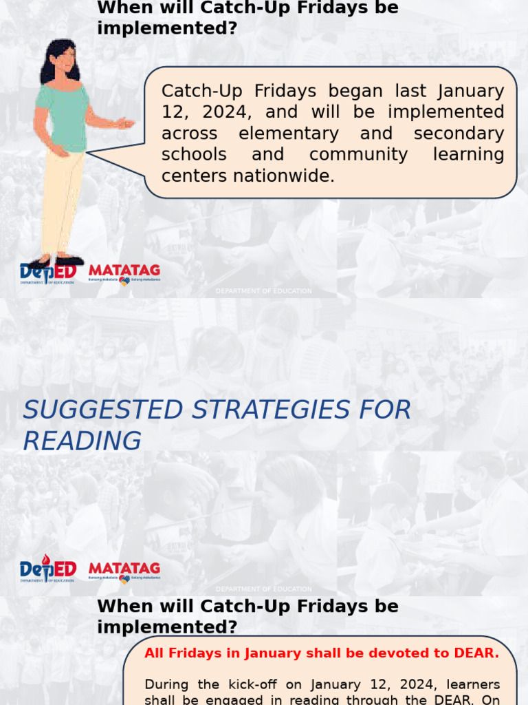 Catch-Up Fridays Implementation Guide | PDF | Teachers | Learning