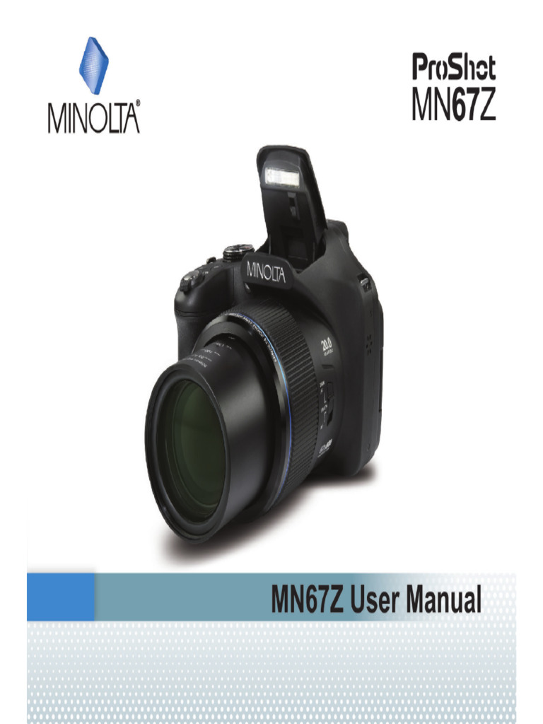 2020 Minolta MN67Z User Manual | PDF | Shutter Speed | Aperture