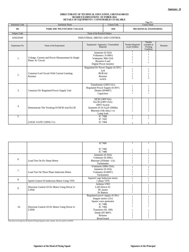 Annexure 2 IDC | PDF | Power Supply | Electrical Network