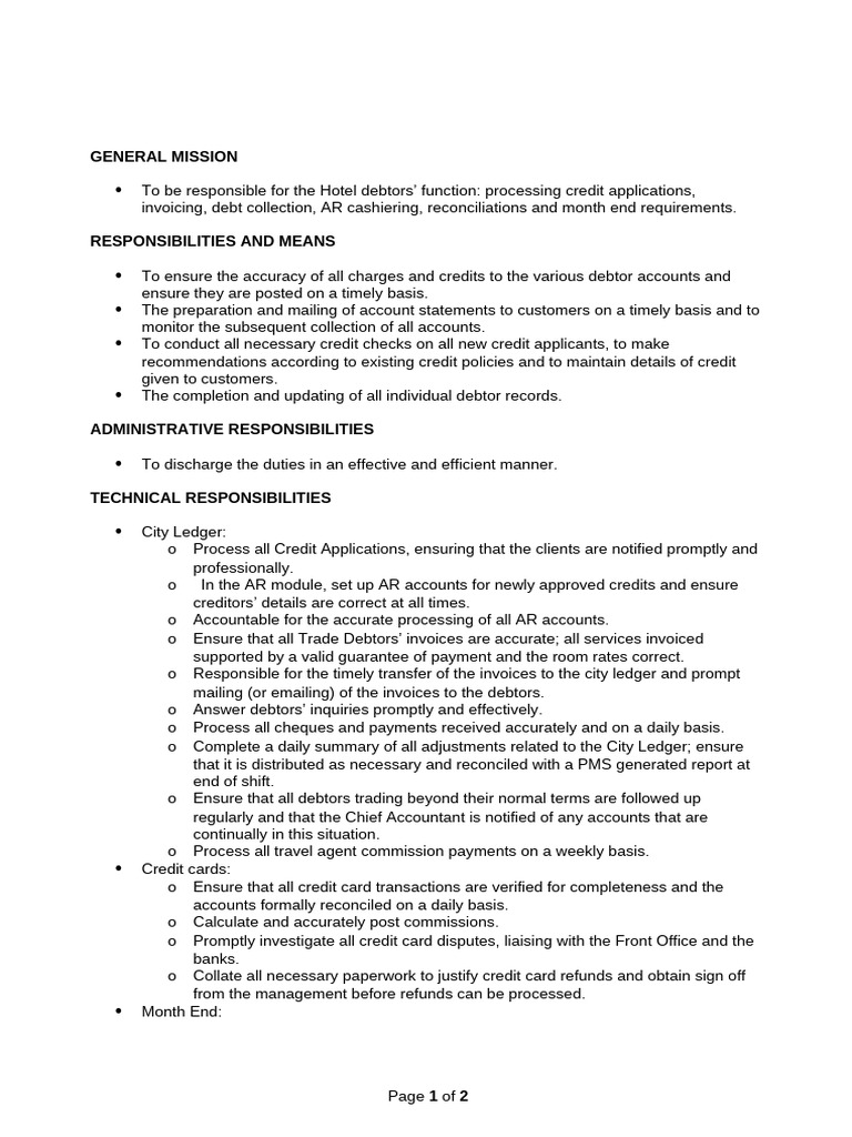 Job Desk Account Receivable | PDF | Credit Card | Payments
